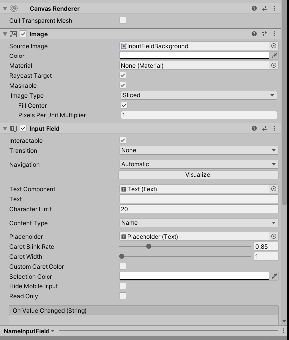 Unity Ui I Want The Inputfield To Show A Placeholder But Clear It When The Field Is Selected 4465