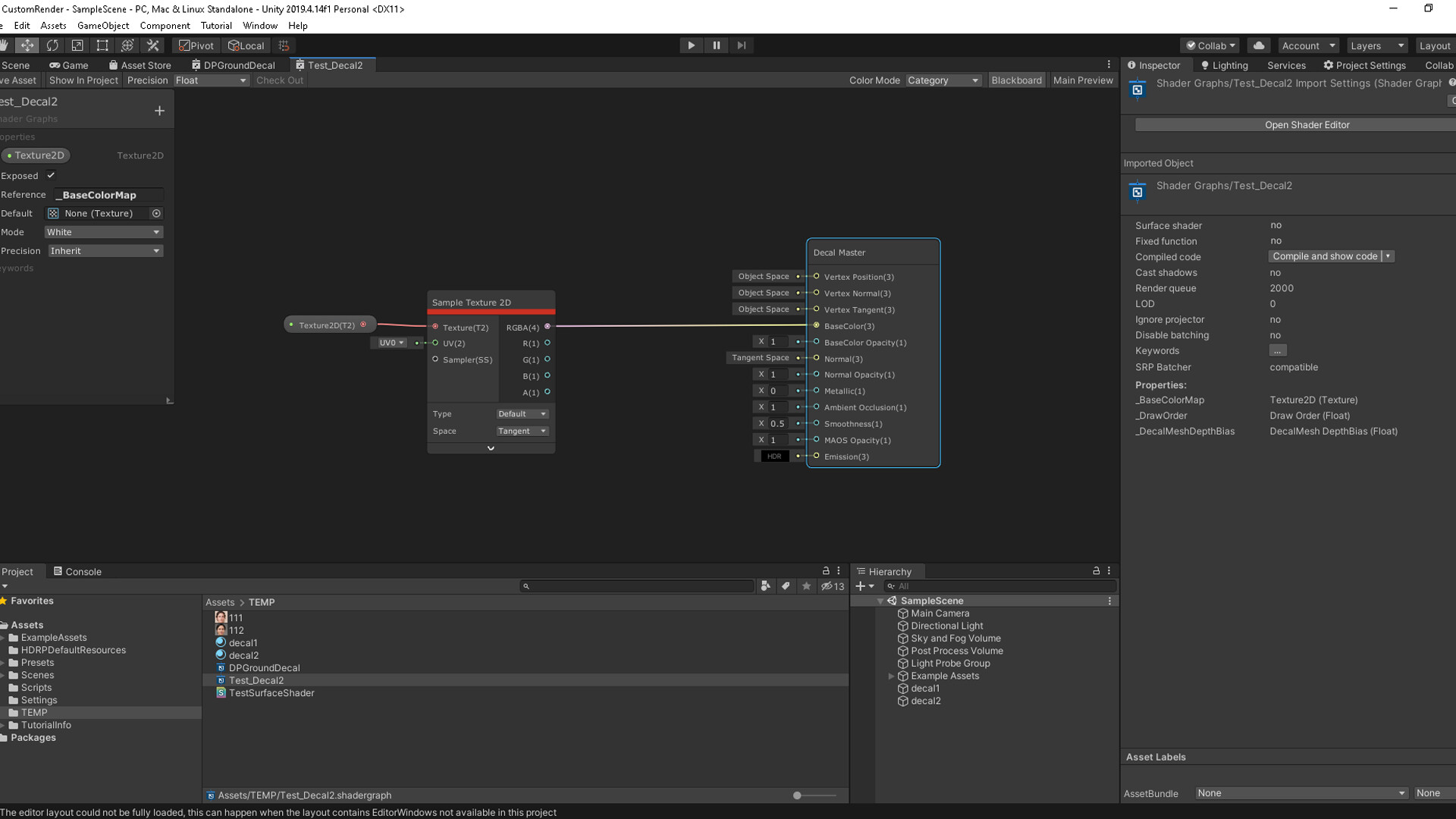 If you create an HDRP decal graph, draw order doesn't work. - Unity ... If you create an HDRP decal graph, draw order doesn't work. - Unity ...