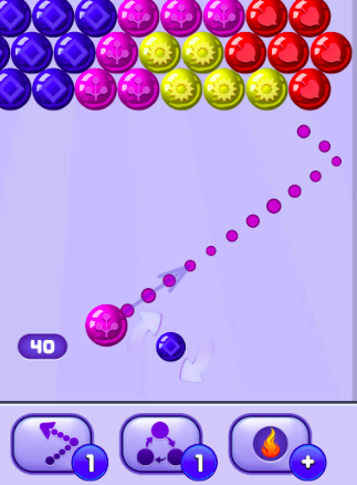 How to make physics collision dotted simulation like bubble shooter ...