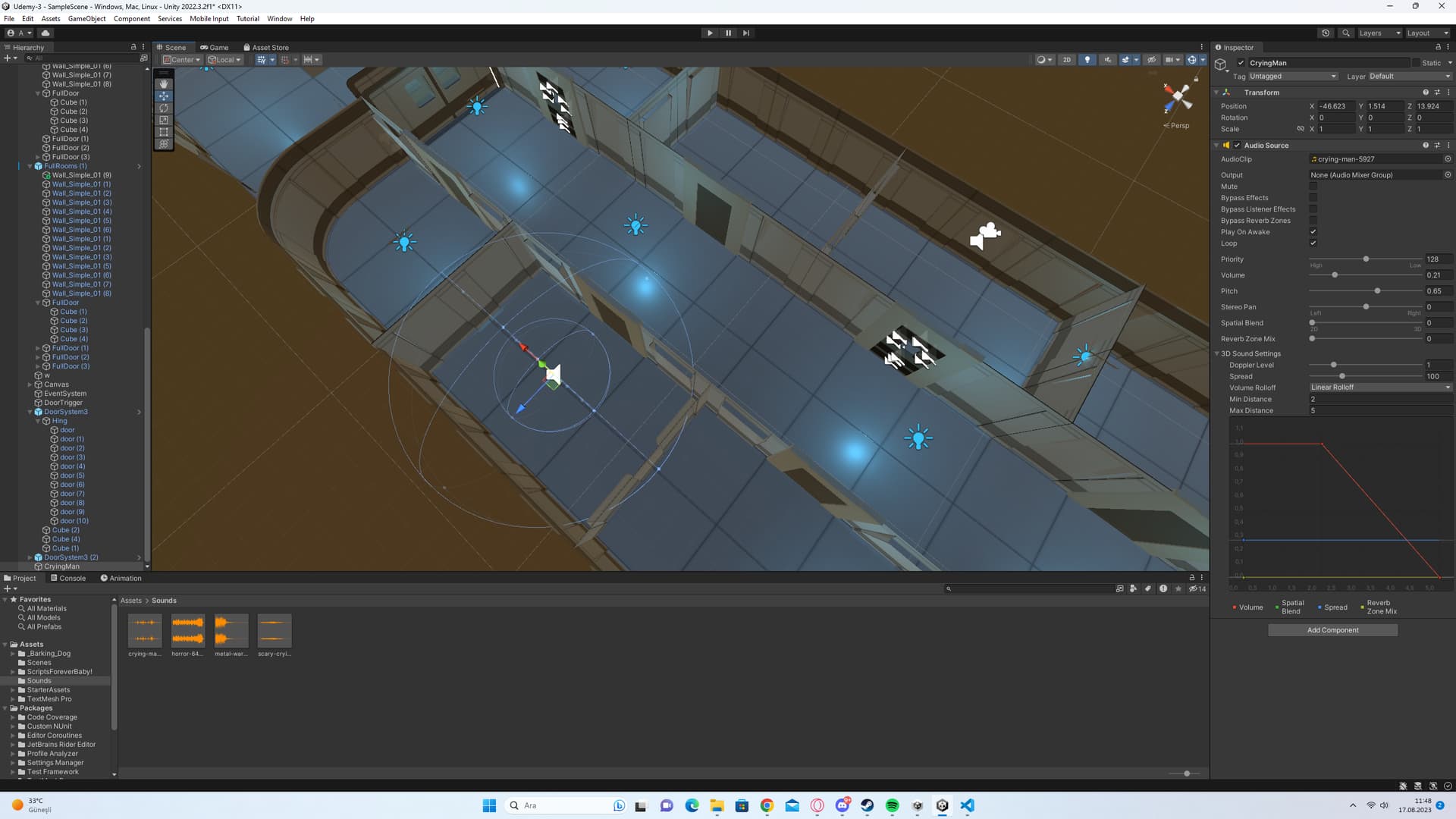 How do I set a distance for audioSource ??? - Questions & Answers ...