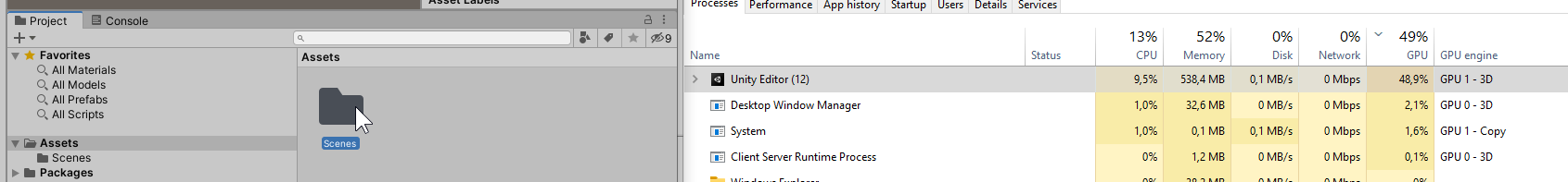 High CPU & GPU utilization in inspector tab - Unity Engine - Unity ...