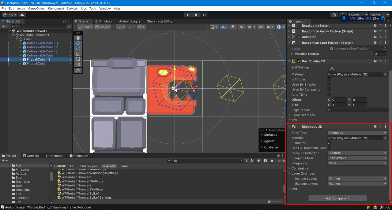 Null pointer dereference Physics2DSettings::GetLayerCollisionMask - Questions & Answers - Unity ...