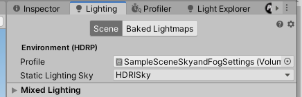 Issue with Static Lighting Sky in HDRP Environment Settings - Unity Engine - Unity Discussions