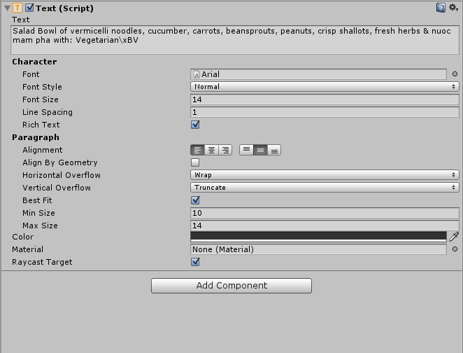 How Do I Use Superscriptsubscript In Unity 50s Text Component Questions And Answers Unity 5855