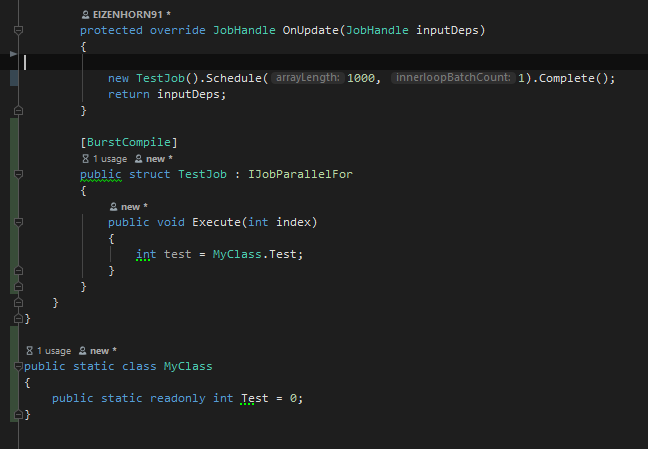 Solved Ijobparallelfor Burstcompiler Cant Copy Value Type From Static Field See Error Msg