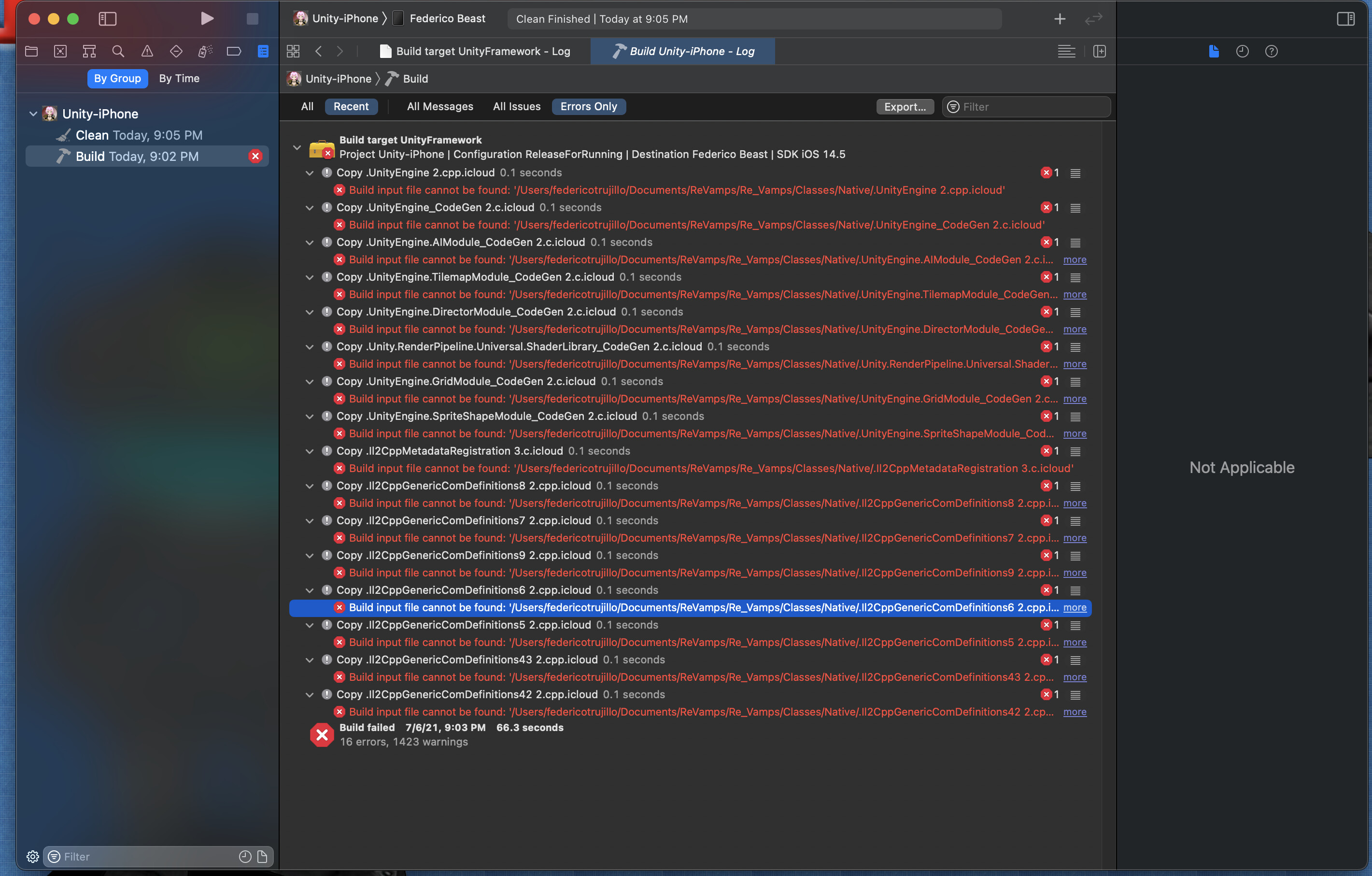 Errors building in unity 2020.13 - Unity Engine - Unity Discussions