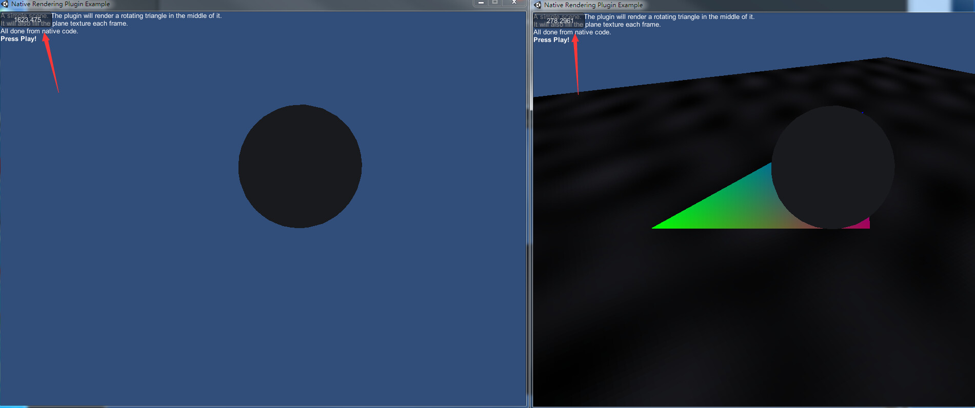 Native Code Plugin Example Performance Issue Unity Engine Unity 1768
