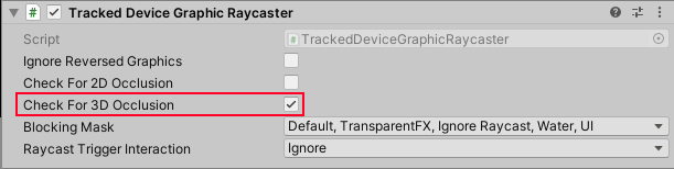 Ray Interactor can select UI elements blocked by 3D objects that are Interactable. - Unity ...