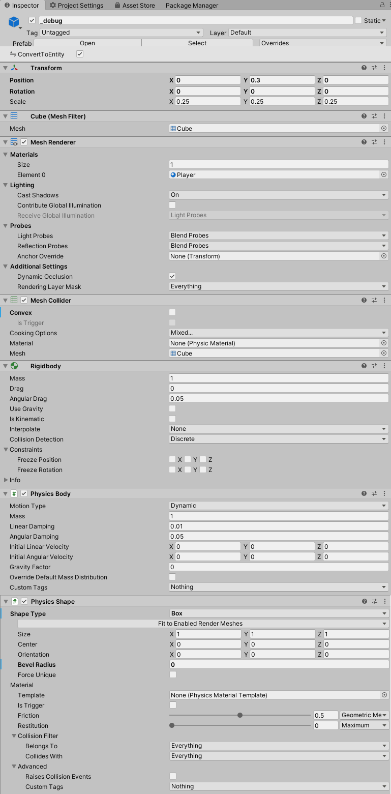 CollisionWorld.CastCollider: NotImplementedException - Unity Engine - Unity Discussions