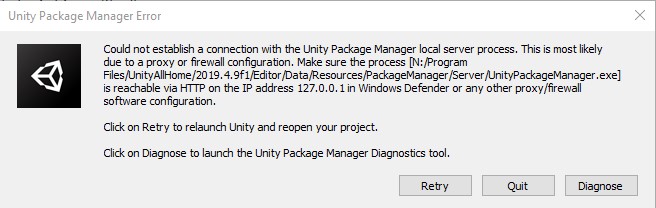 Unity Package Manger Issue - Questions & Answers - Unity Discussions