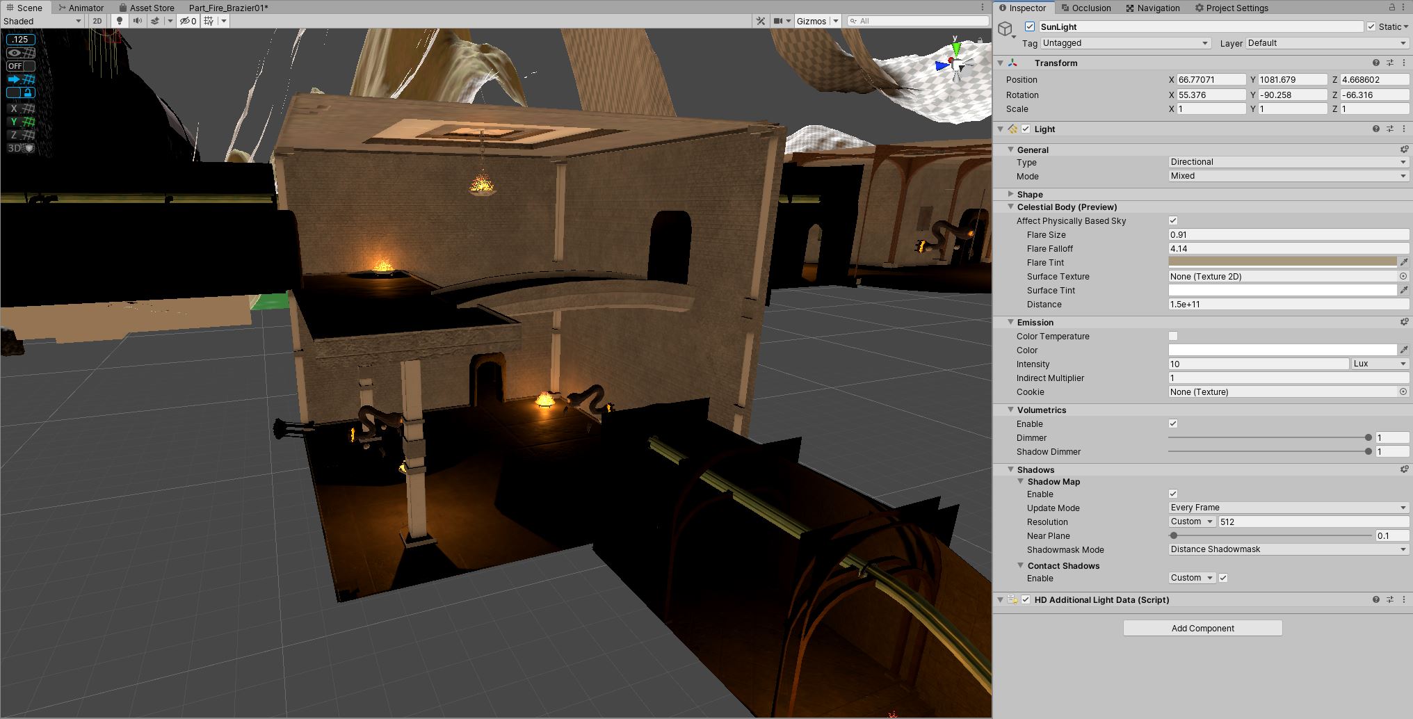 Stop Directional Light from affecting indoor rooms? - Unity Engine ...