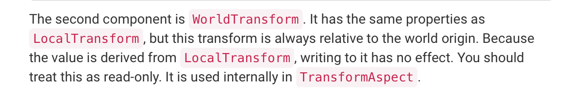 How to set world position of provisional entity (ecb.Instantiate)? - Unity Engine - Unity ...