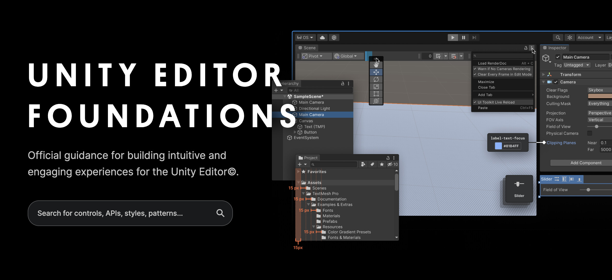 Editor Design System Spring Update For Unitys 2022 Lts Unity Engine Unity Discussions