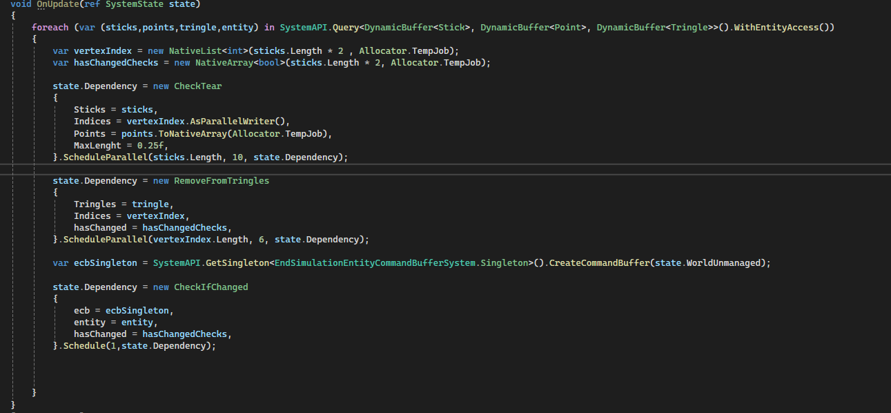 Schedule Job with SystemState.Dependency - Questions & Answers - Unity Discussions