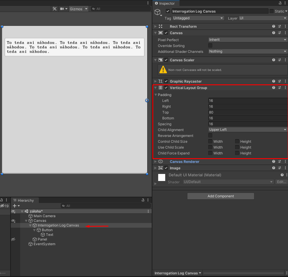 Auto Resizing Button According To The Text Not Working Unity Engine