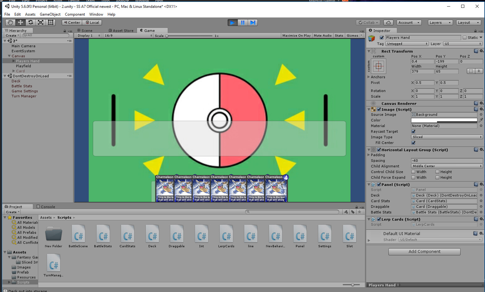 Rotate children (Cards) on a panel (maybe using lerp, or another method?) - Questions & Answers ...