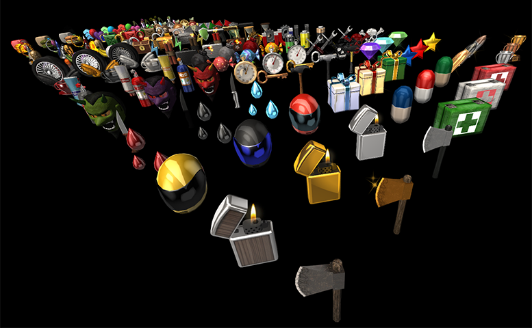 [RELEASED!] 386 2D&3D Power Ups in one package - Mobile 3D Power Ups ...