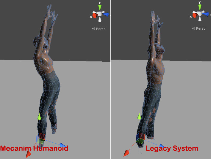 Why do legacy & humanoid animations look different on the same ...