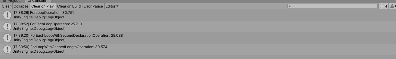For Loop Vs Foreach Loop In Unity Which Is Faster Unity Engine Unity Discussions 