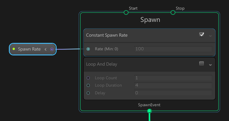 Vfx Graph Slow Down Or Stop Vfx Programmatically Access Rate From Play Controls Unity
