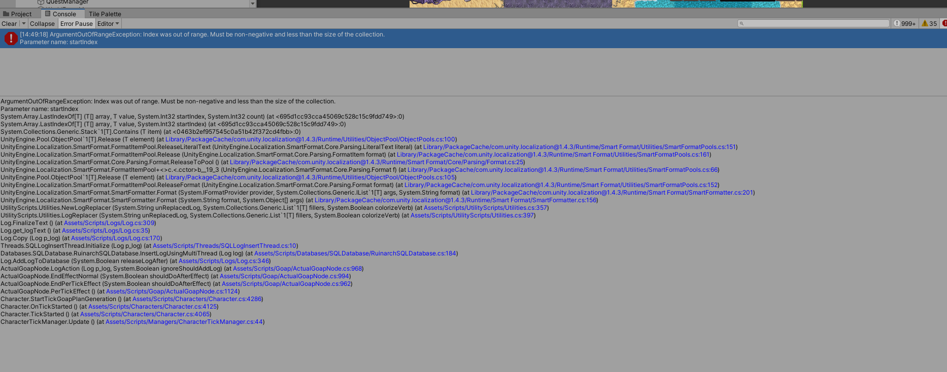 Exceptions when using Smart Formatter - Unity Engine - Unity Discussions