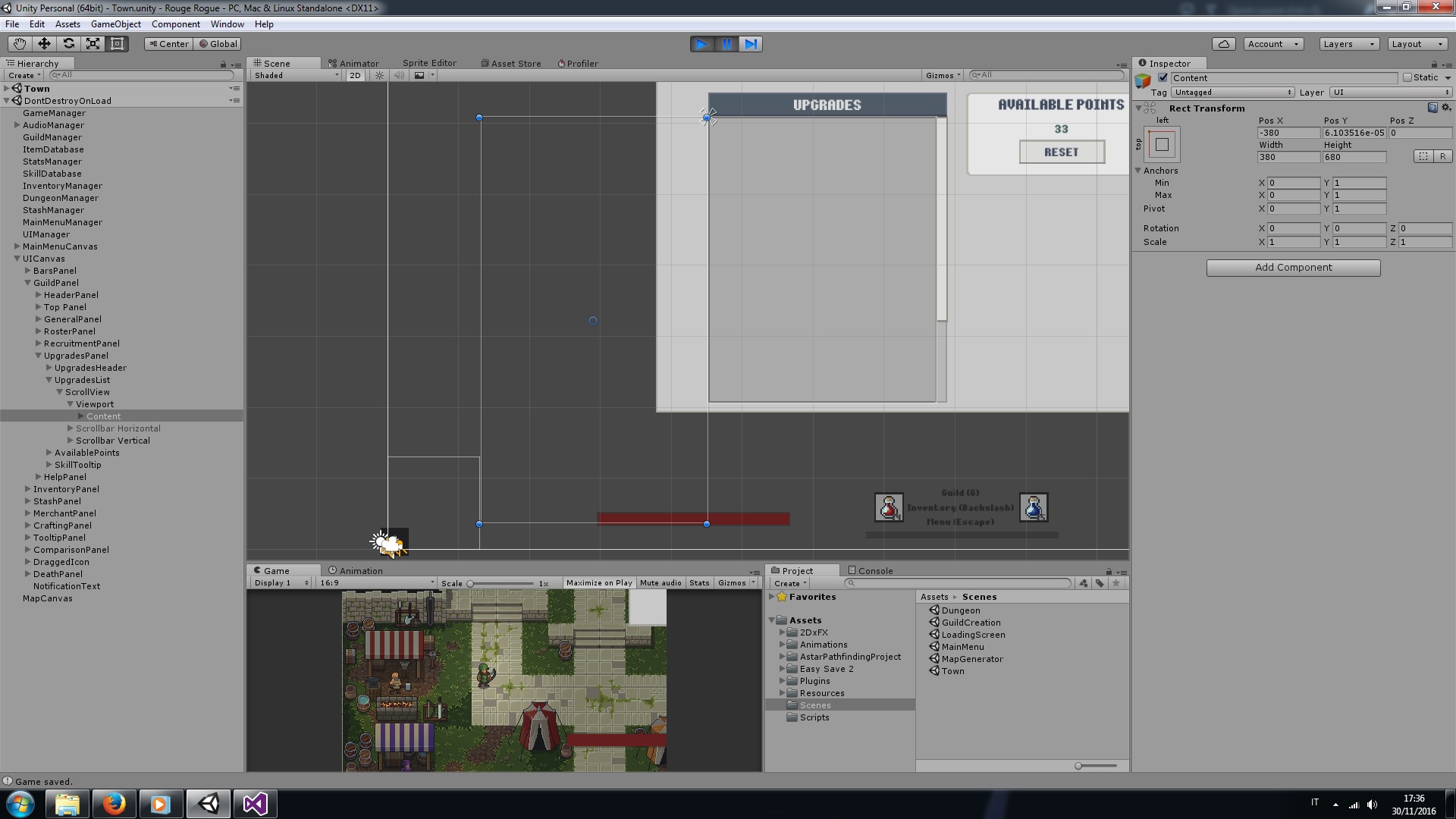 Content of ScrollView randomly change its PosY value with its Height value - Unity Engine ...