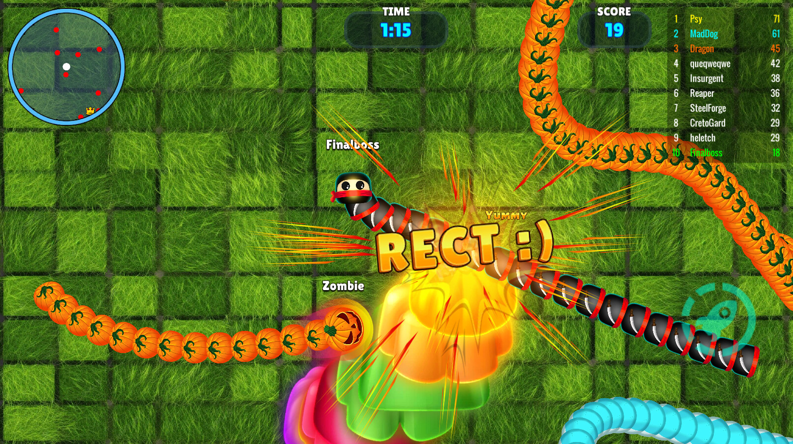 Snake Warz IO (slither, worm) complete game template - Community Showcases - Unity Discussions