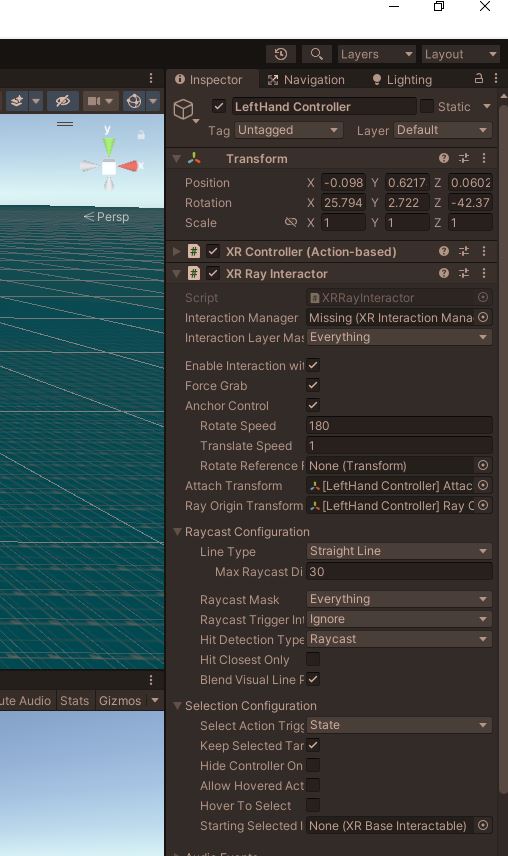 Network Manager Xri Player Prefab Spawn Says Missing Xr Interaction Manager On Both Controllers