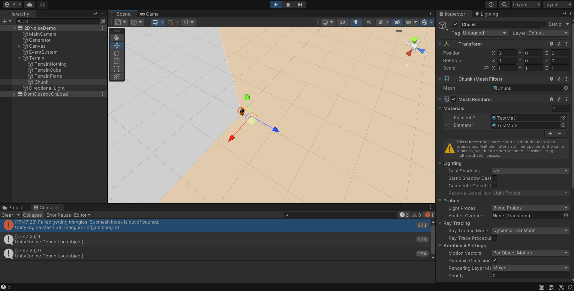 Submeshes not working [SOLVED] - Unity Engine - Unity Discussions
