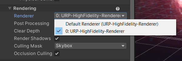 Custom URP Render Data not showing up when trying to assign to a camera - Unity Engine - Unity ...