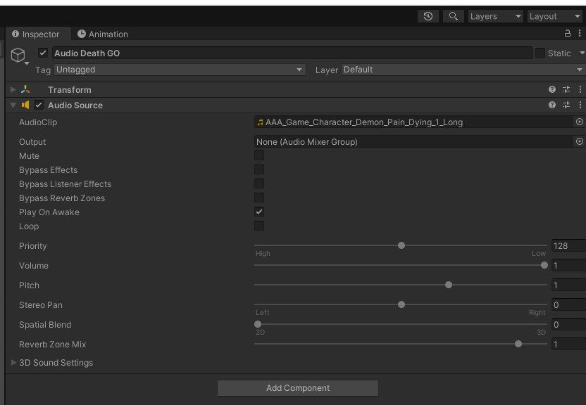 Playing Audio on GO destroy trying new idea but no sound - Questions & Answers - Unity Discussions