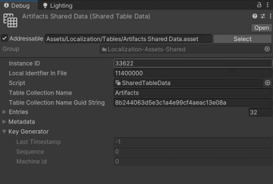 Empty Table Reference when calling LocalizedString.GetLocalizedString() - Unity Engine - Unity ...