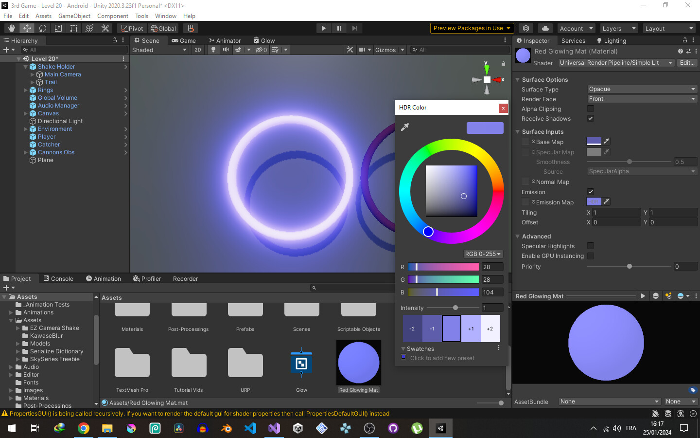 Why is emissive glow going to white? - Questions & Answers - Unity Discussions
