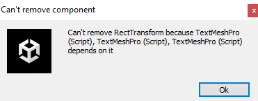 How to change a RectTransform component into a Transform component? - Unity Engine - Unity ...