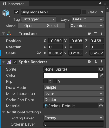 Beginner Need Help on visuals overlap 2d character - Unity Engine - Unity Discussions