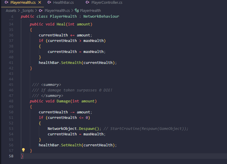 Just need help to make my shit not sync but still work for multiplayer with health slider ...