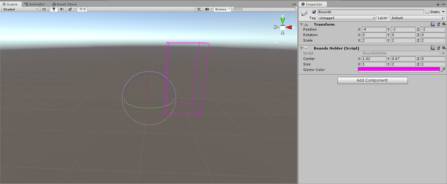 Editor Scripting: Bounds editor with BoxCollider-like scene controls - Questions & Answers ...