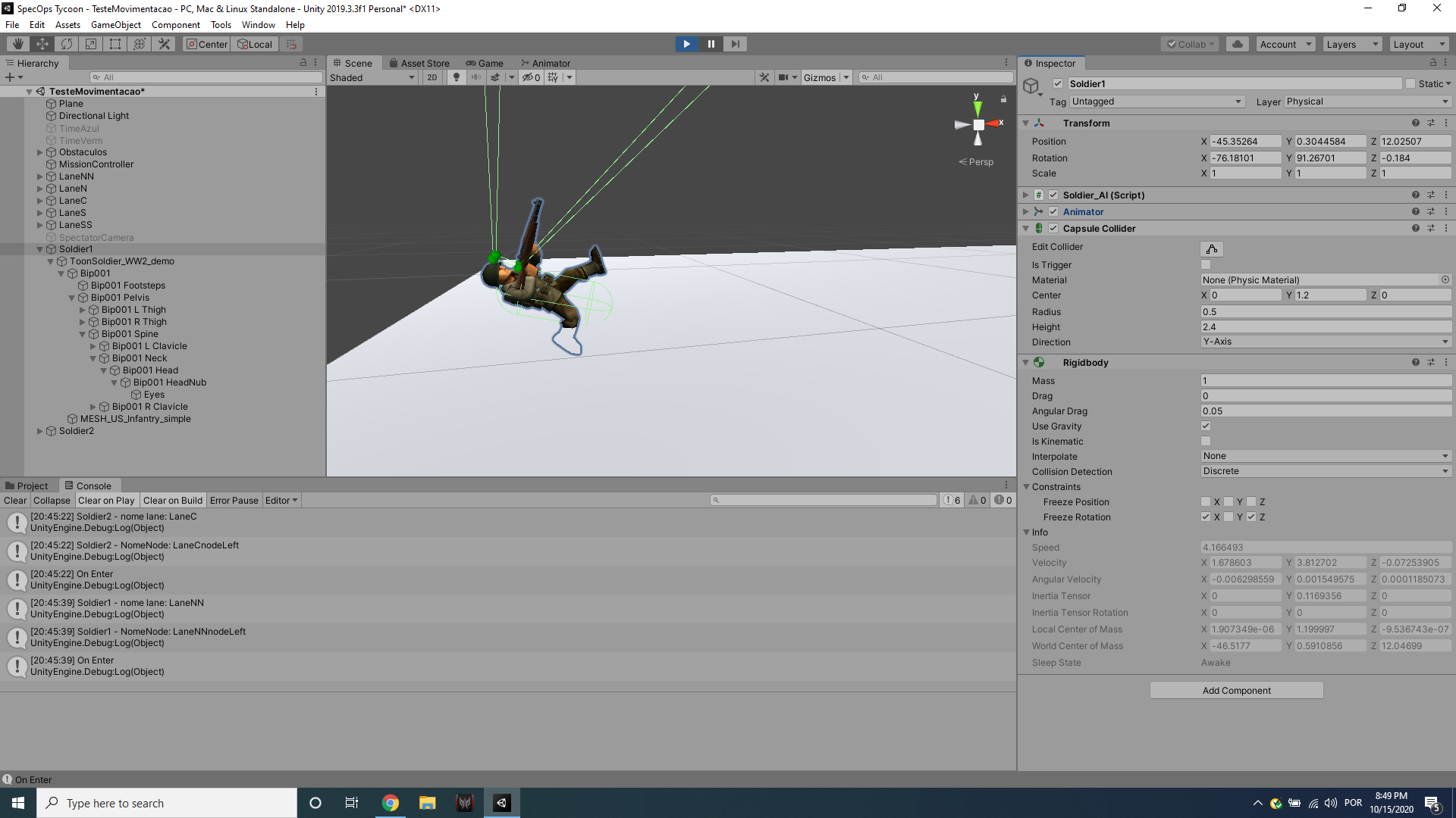 A trigger collider is blocking a non-trigger collider - Unity Engine - Unity Discussions