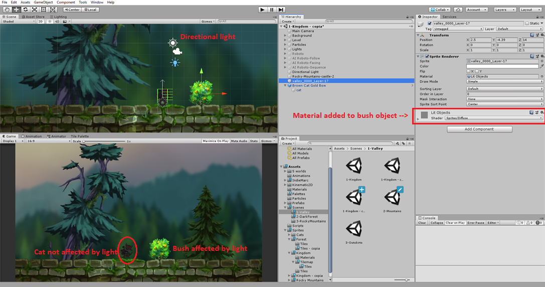 Light Does not Affect Frame-Animated Sprite - Unity Engine - Unity Discussions