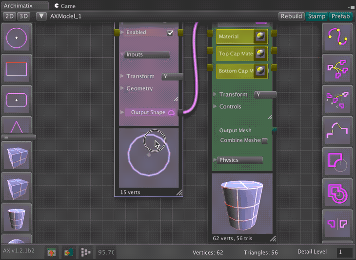 ARCHIMATIX PRO Node-based Parametric Modeling for Unity [Unity Awards ...