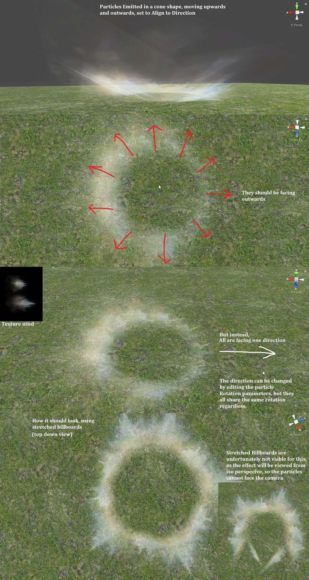 Mesh Particles Align To Direction But Not As Expected Questions And Answers Unity Discussions 