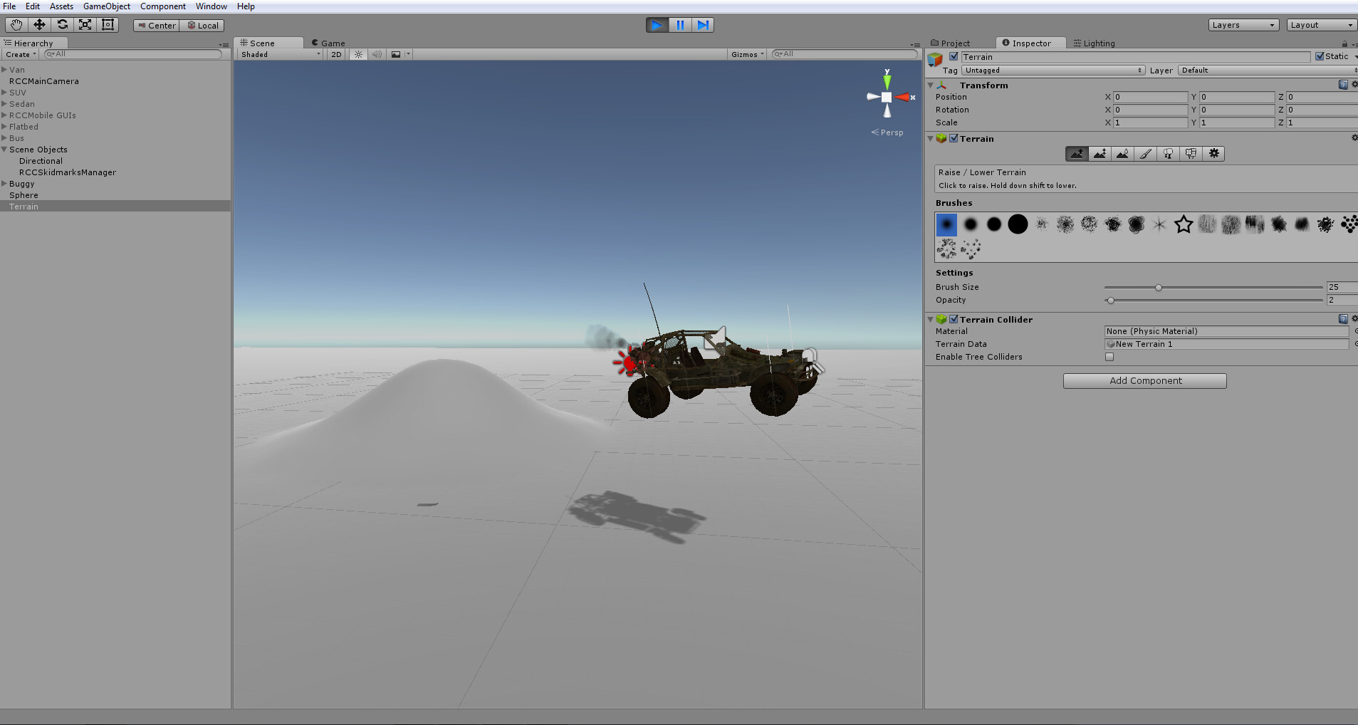 Terrain Collider Bug in Unity 5 - Questions & Answers - Unity Discussions