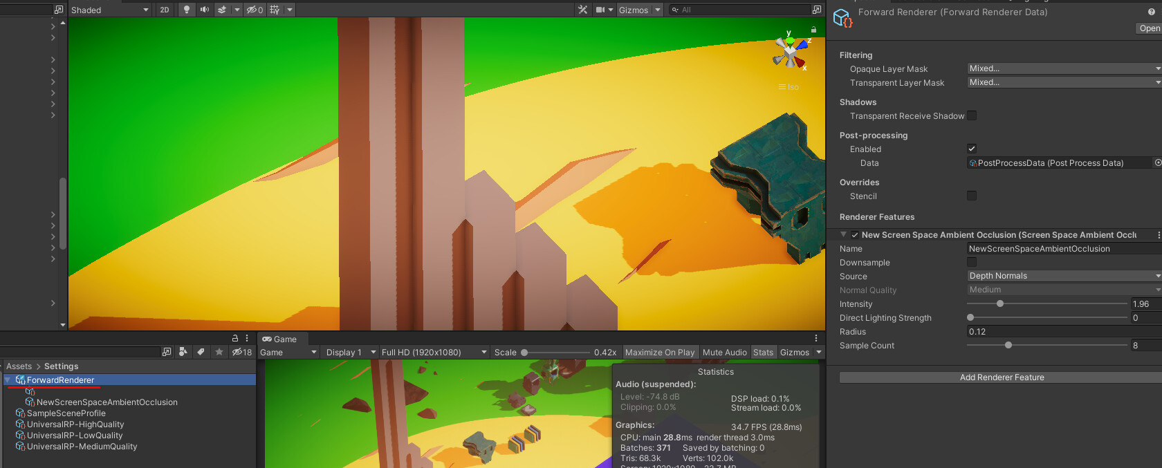 2021.1.3f1 - URP, SSAO does not work in game window - Unity Engine - Unity Discussions