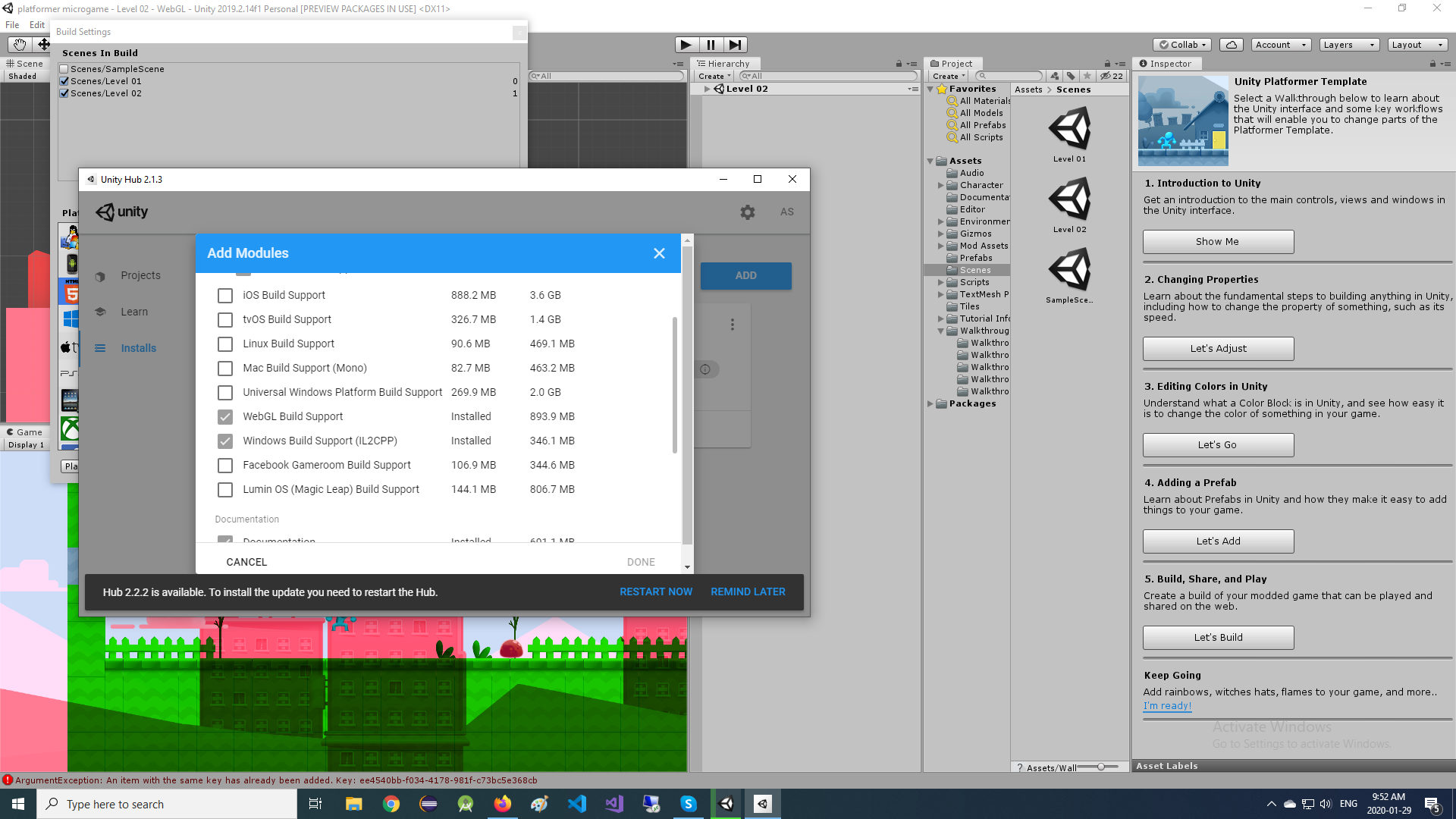downloading webGL module - Getting Started - Unity Discussions downloading webGL module - Getting Started - Unity Discussions