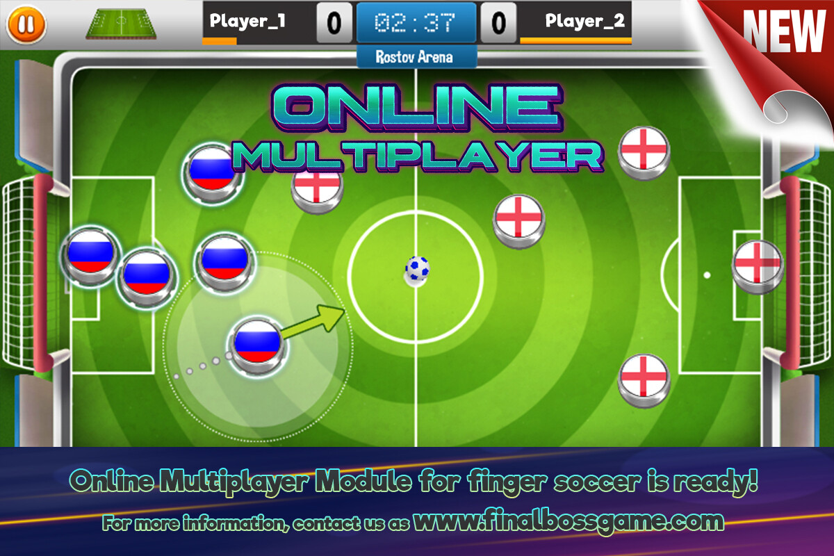 Finger Soccer: Realtime football game kit (+ new separate online multiplayer addon) - Community ...