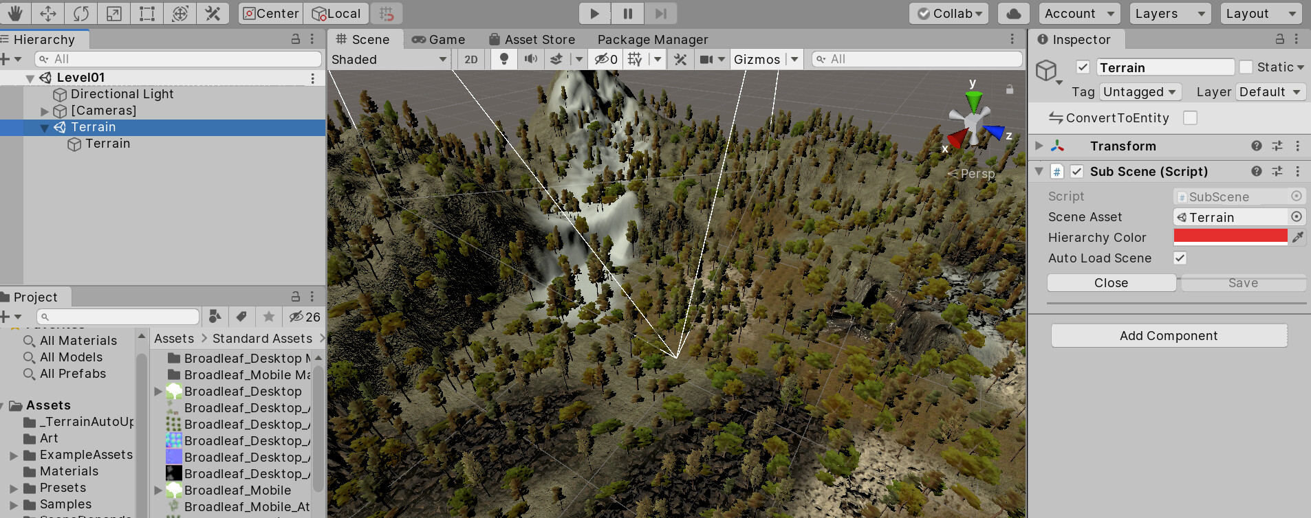 Content in SUBSCENE disappears on play - Unity Engine - Unity Discussions