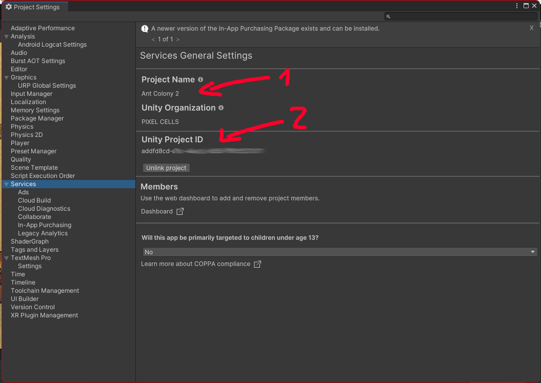 Unity IAP: You are not authorized to set the license key - GG Play - Unity Services - Unity ...
