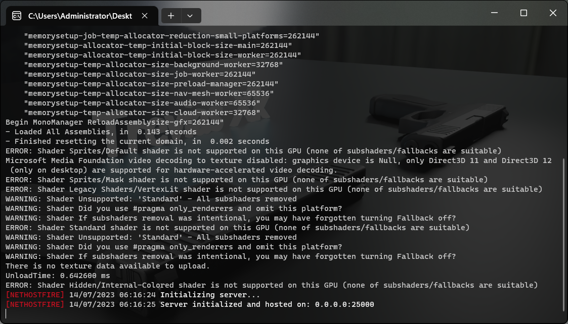 How do you turn off dedicated build server logs? - Unity Engine - Unity Discussions