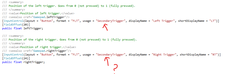 PrimaryTrigger usage not set on Gamepad? - Unity Engine - Unity Discussions
