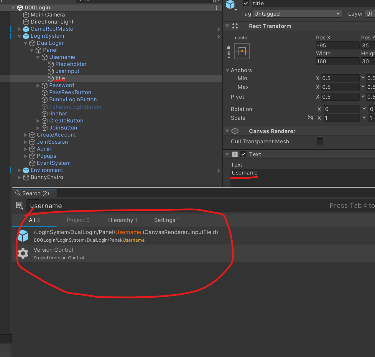 Quick search within the ui/button text - Questions & Answers - Unity Discussions